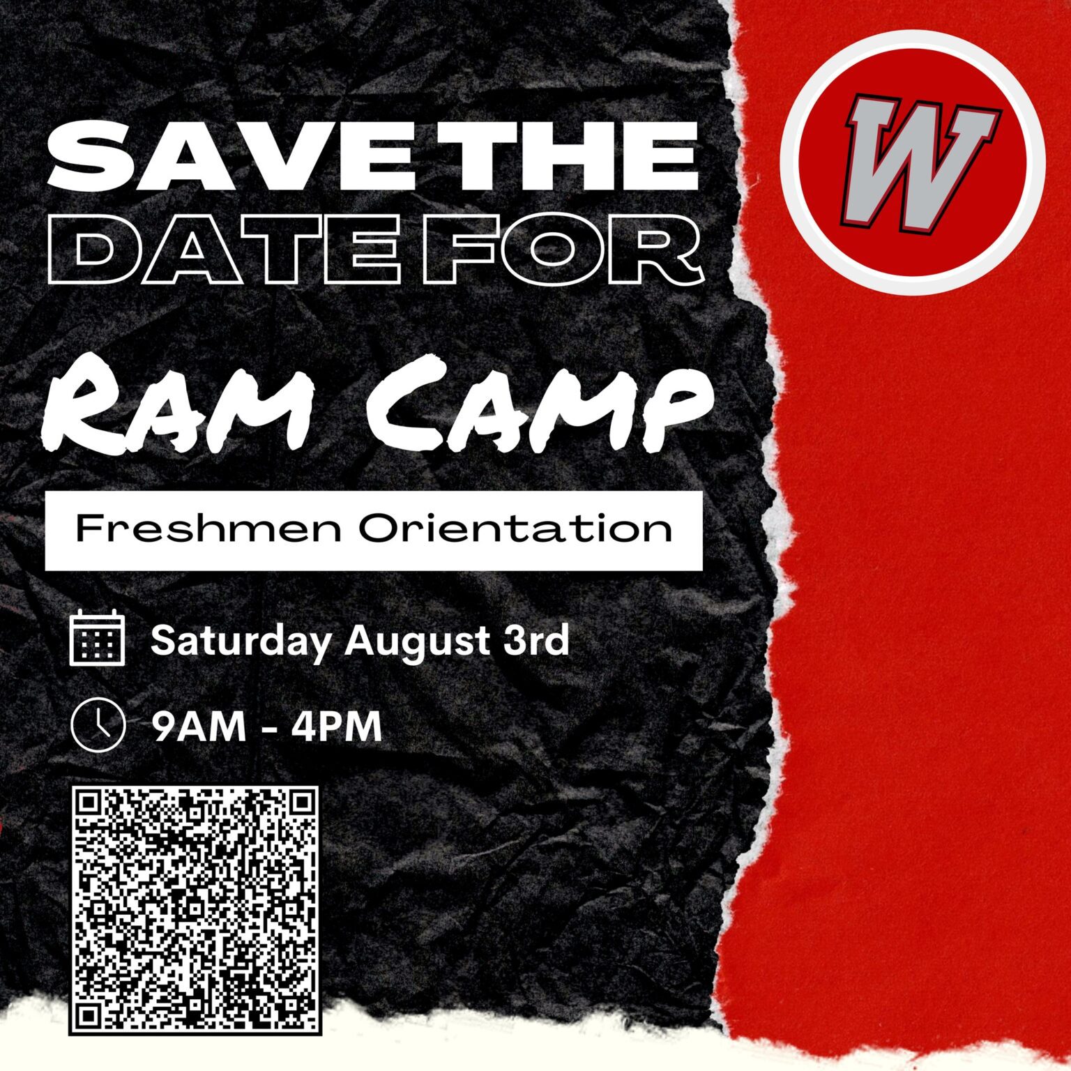 Ram Camp: Freshman Orientation - Waltrip High School PTO