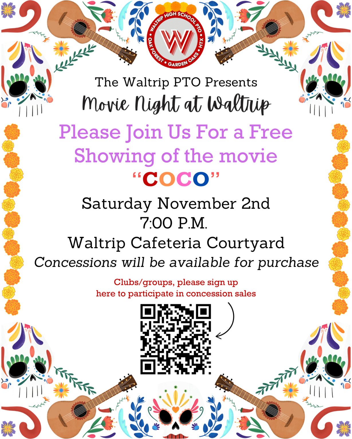 Waltrip PTO Movie Night: Coco - Waltrip High School PTO